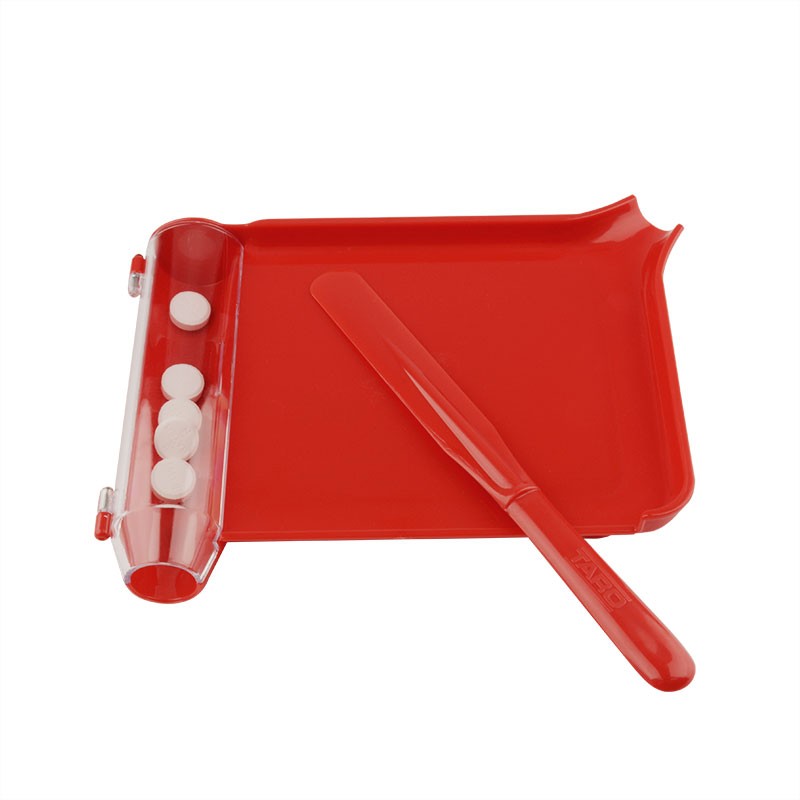 Plastic Medicine Counting Tray w/ Straight Spatula | Customized Factory